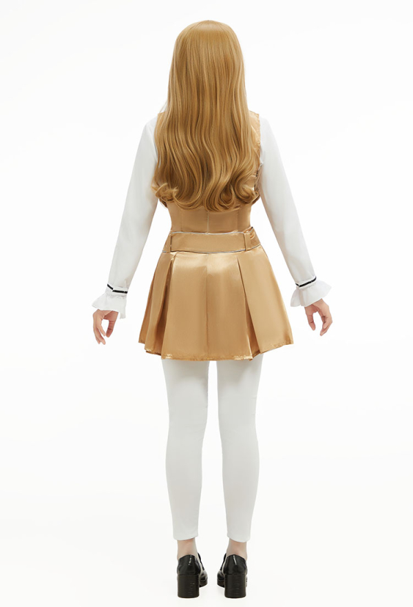 Megan Cosplay Costume - Vestido con forro y pantimedias M3GAN Cosplay ...