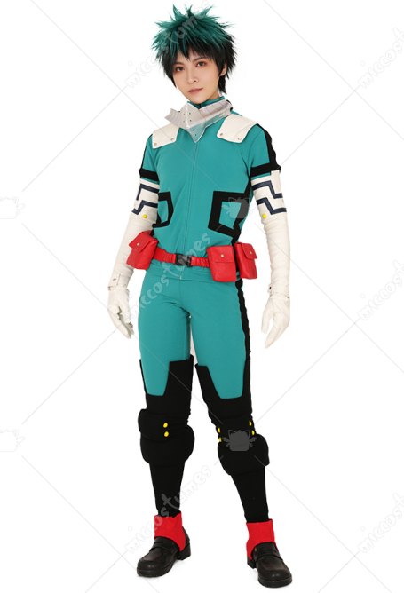 MHA Midoriya Izuku Deku Cosplay Costume Fighting Suit