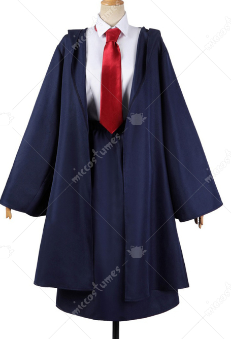 Lemon Irvine Costume- Shirt and Midi Skirt with Long Coat and Tie ...