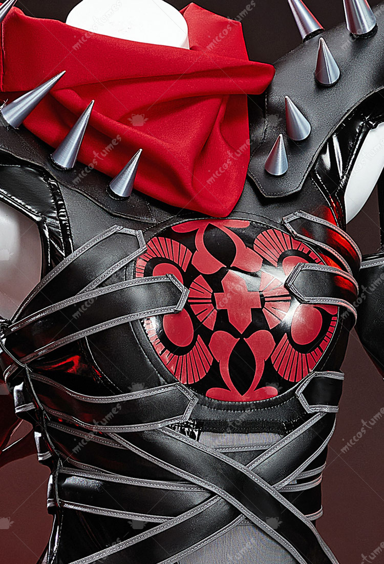 Sue Storm MALICE Skin Costume- Black Red Bodysuit Full Set Rival Girl ...