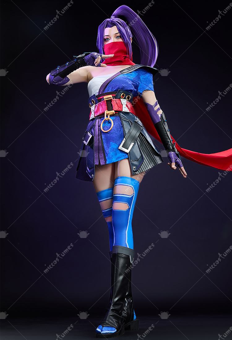 Rival Ninja Girl Cosplay - Kostüm Oberteil Schürze mit Hüftgürtel | Cosplay in Top Qualität