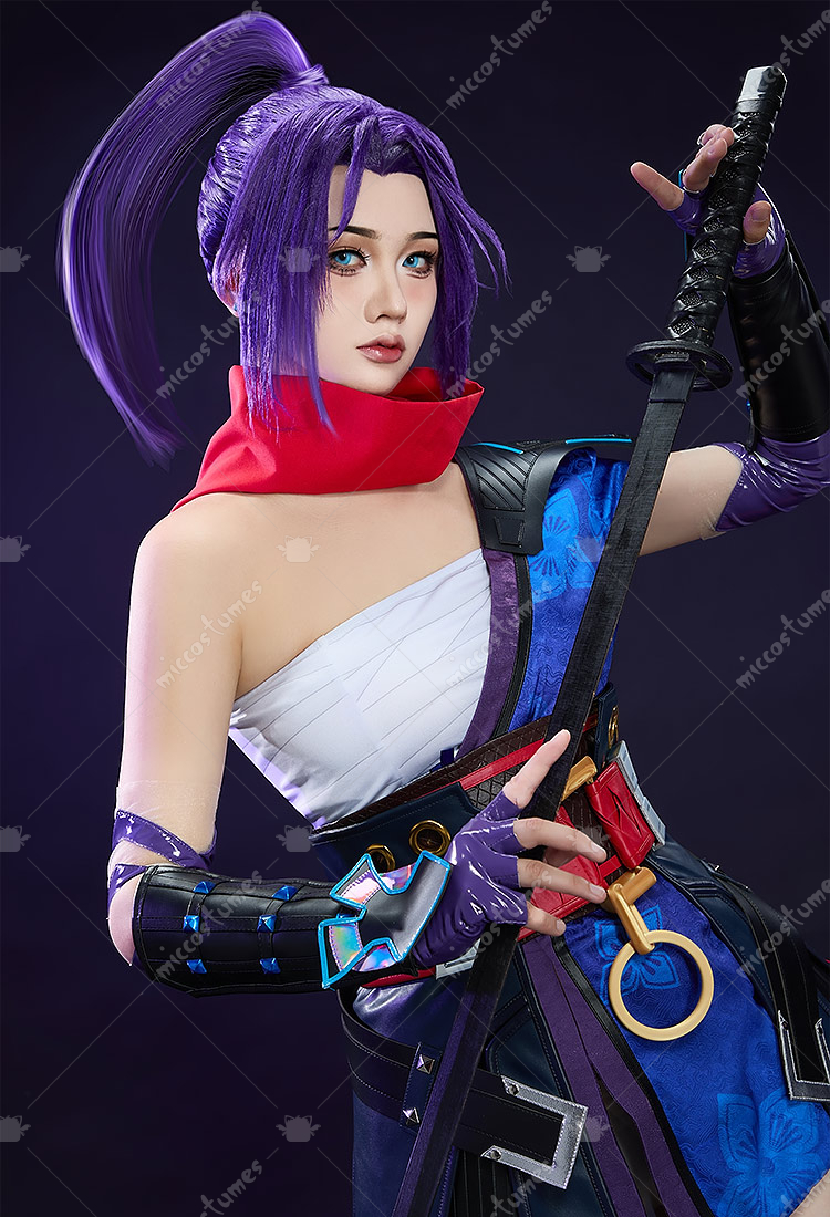 Rival Ninja Girl Cosplay - Kostüm Oberteil Schürze mit Hüftgürtel | Cosplay in Top Qualität