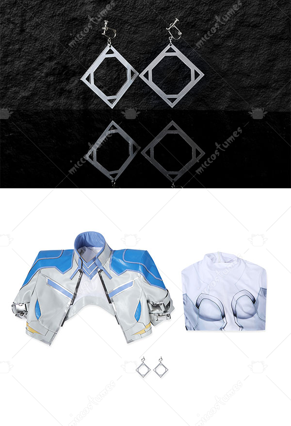 Tandy Costume - Jumpsuit with Jacket and Ear Clips Rival Girl Cosplay ...