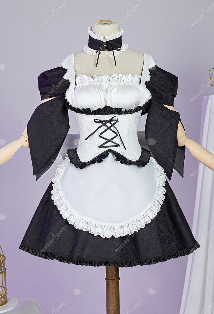 Women Ayuzawa Misaki Costume- Maid Dress and Waistband with Headband ...