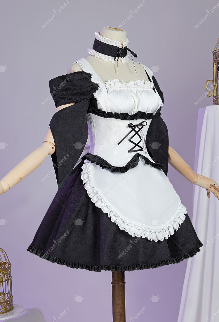 Women Ayuzawa Misaki Costume- Maid Dress and Waistband with Headband ...