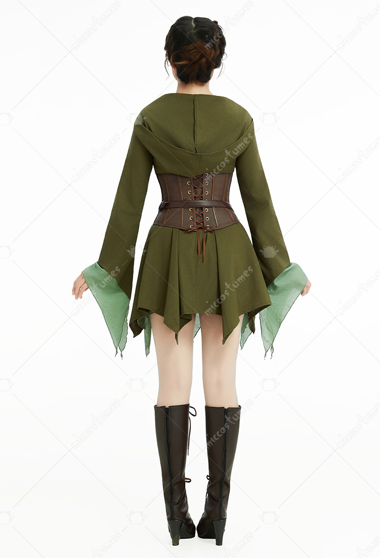 Halloween Elf Costume Renaissance Irish Style Dress - Medieval Cosplay ...