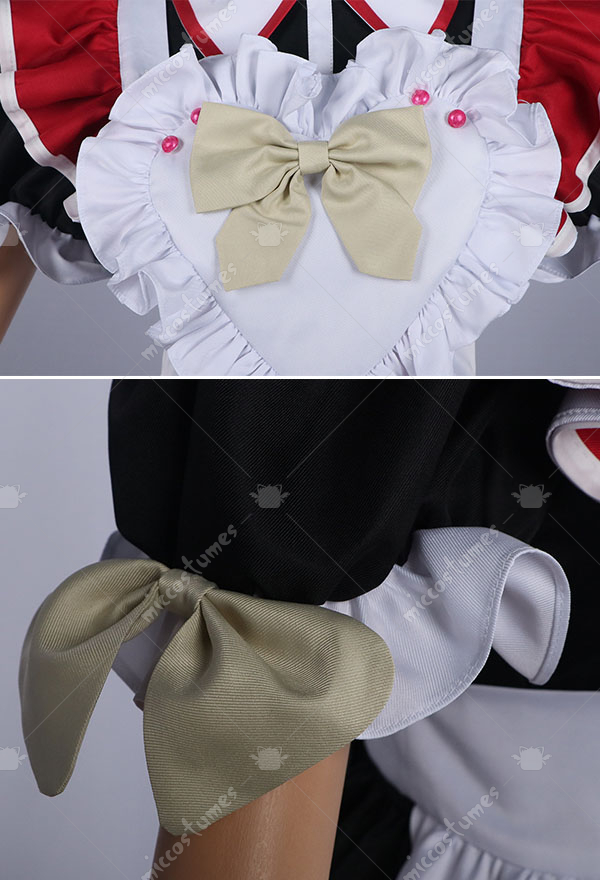 Needy Streamer Overload Rain Cosplay - Maid Vestido | Cosplay de alta ...
