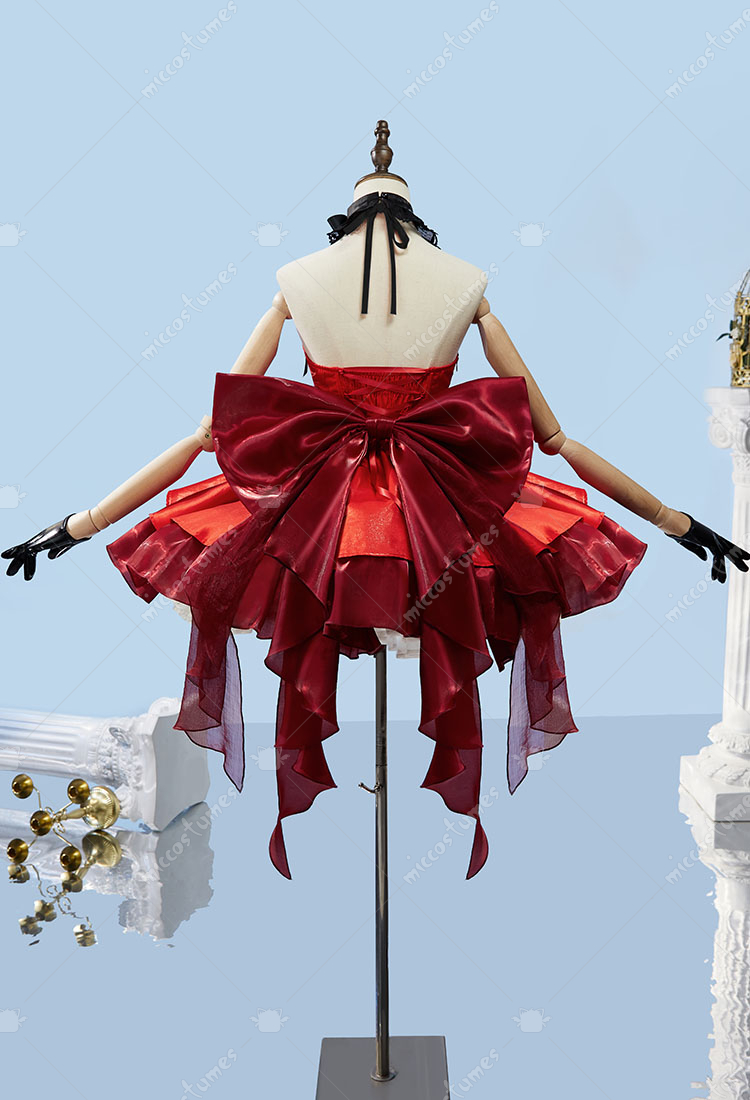 Anime Red Gown Costume - Game Goddess of Victory: Nikke Cosplay | Top ...