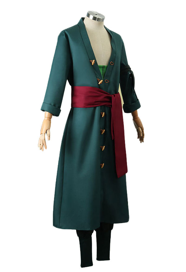 Mujer Traje - One Piece Roronoa Zoro Cosplay Costume Uniforme de Verde ...