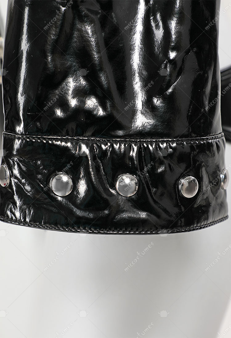 Women Robin Costume- Egghead Black Shiny Short Jacket and Panty OP ...