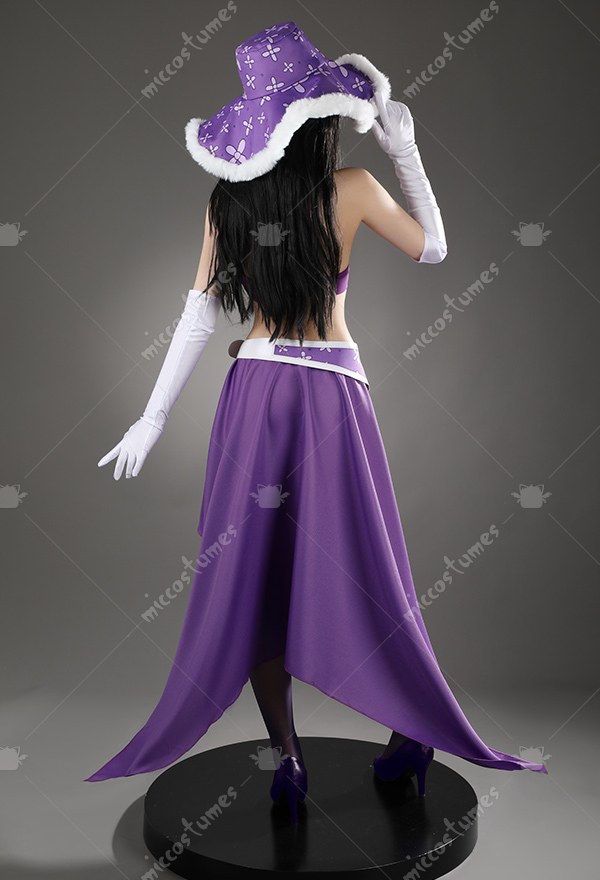 Women Nico Robin Costume - Purple Bowknot Tube Top and Skirt OP 15th ...