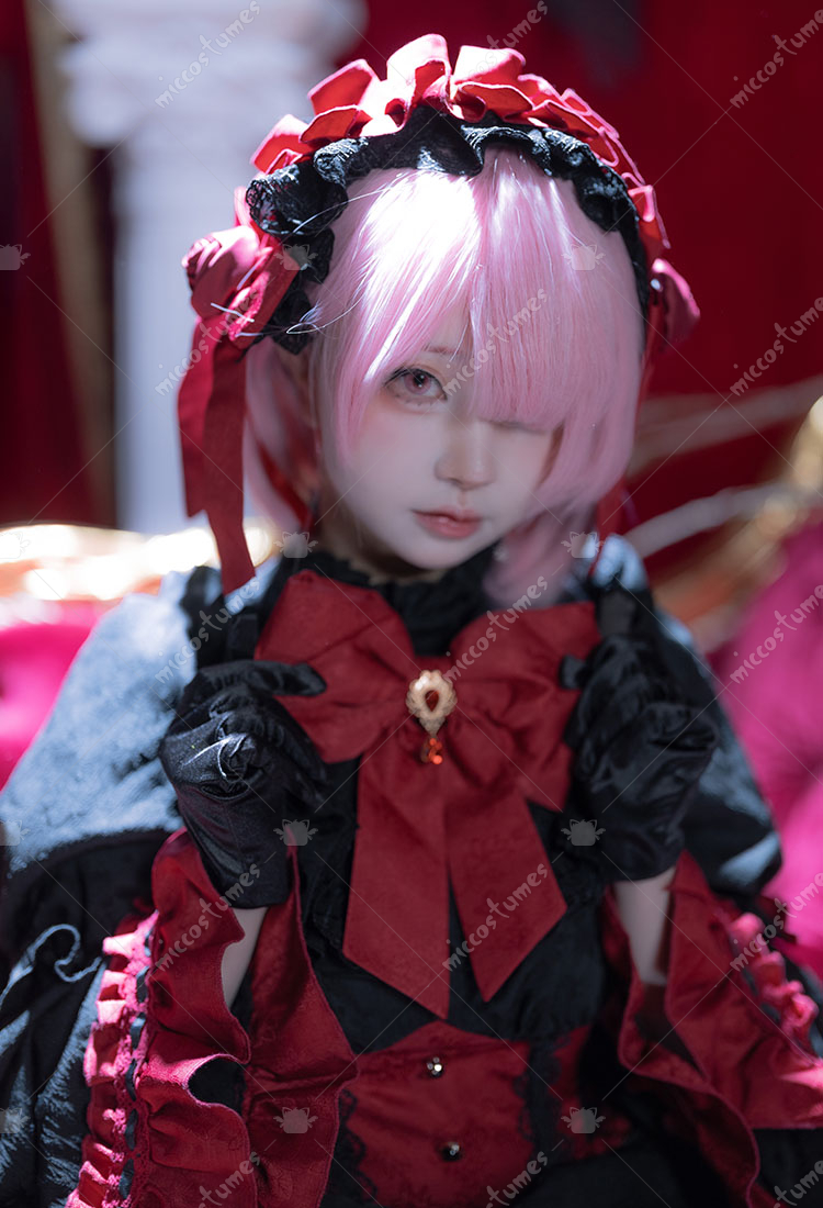 Re Comenzando la vida en otro mundo Ram Cosplay - Gothic Negro y Rojo ...