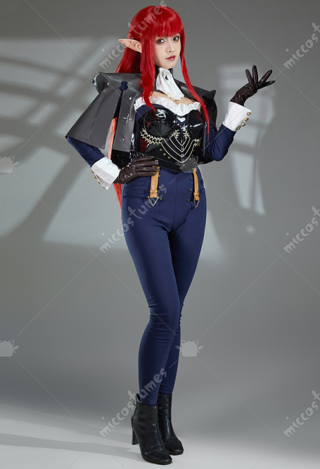Women Hulkenberg Costume - Jumpsuit with Cape Breastplate Metaphor ...