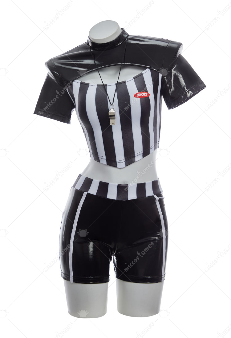 Referee Role-playing Outfit Striped Tracksuit - Cosplay Costume | Top ...