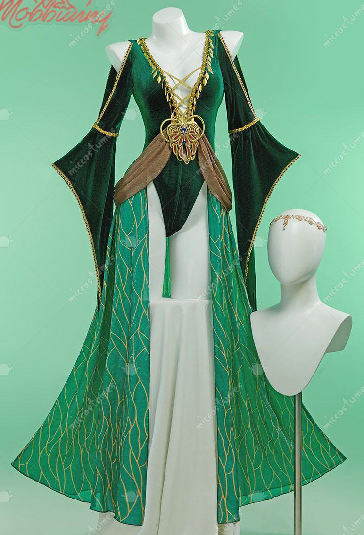 Women Triss Derivative Sexy Lingerie Bodysuit - Green Medieval Style ...