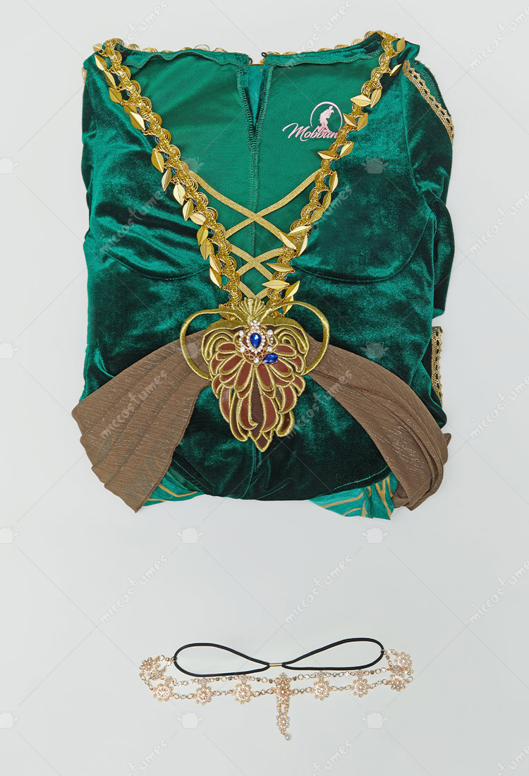 Women Triss Derivative Sexy Lingerie Bodysuit - Green Medieval Style ...