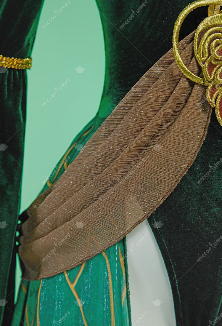 Women Triss Derivative Sexy Lingerie Bodysuit - Green Medieval Style ...