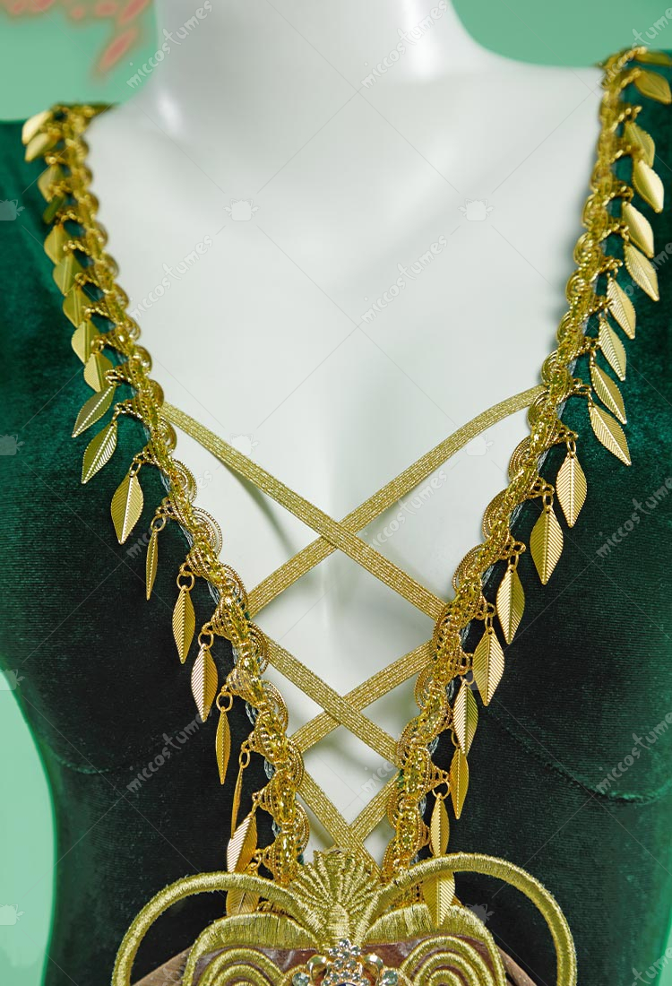 Women Triss Derivative Sexy Lingerie Bodysuit - Green Medieval Style ...