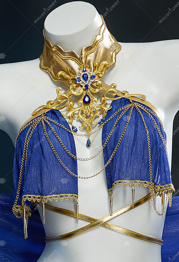 Roman Dancer Style Sexy Lingerie Set - Neck hanging Cutout Top and ...