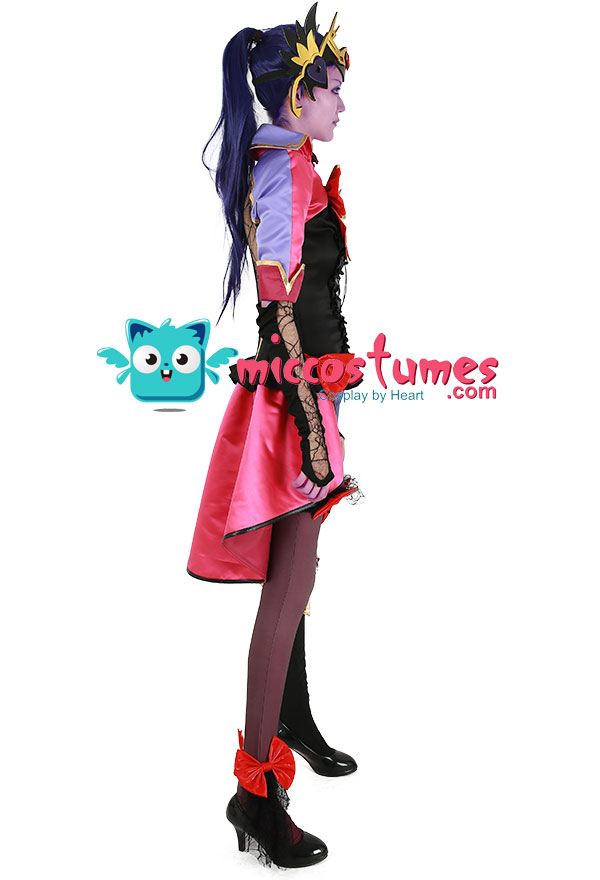 OW Magical Girl Widowmaker Cosplay Costume with Headdress