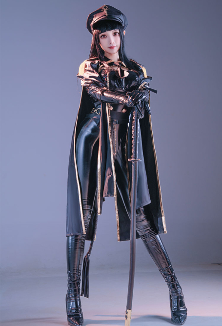 Inquisitor Sexy Lingerie Set - Halloween Black Officer Costume Bodysuit ...