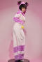 Women Juri Costume- Plush Onesie Pajama Game Fighter Cosplay | Top ...