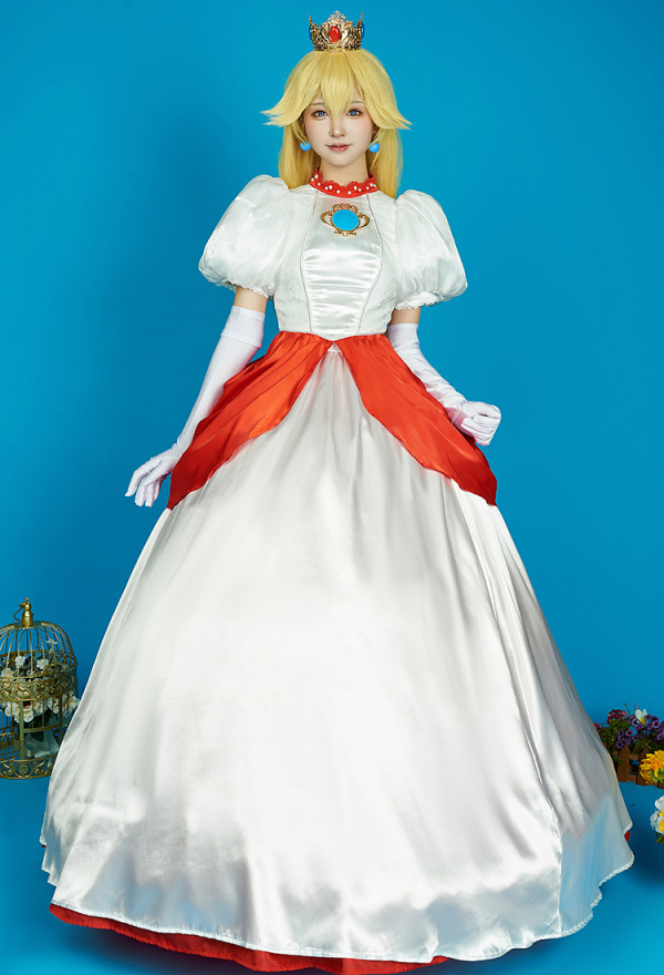 Top and Skirt with Crinoline and Gloves - Women Princess Cosplay ...
