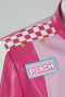 Women Racing Suit Costume - Peach Pink Short Top and Jacket with Shorts ...