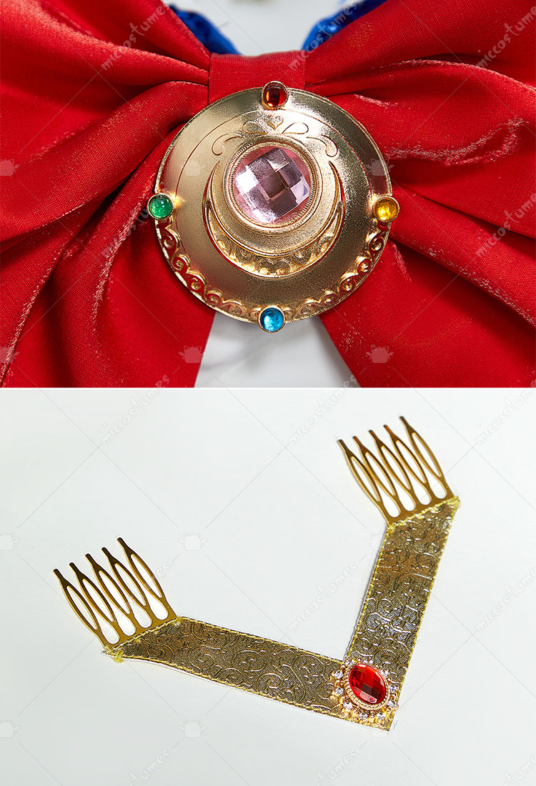 Sailor Moon Usagi Costume - Stage version Dress with Gloves and Hair ...