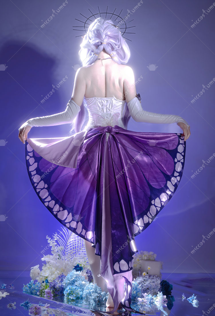 Castorice Costume Bodysuit with Trailing Tail and Hand Sleeves - Women ...