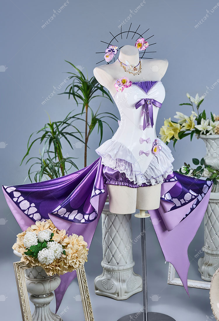 Castorice Costume Bodysuit with Trailing Tail and Hand Sleeves - Women ...