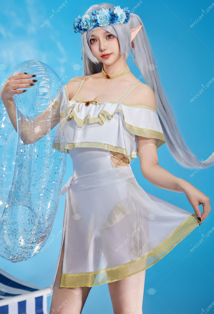 Frieren: Beyond Journey's End Frieren Derivative One Piece Swimsuit ...