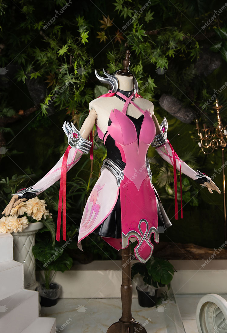 OW Angela Ziegler Pink Mercy Skin Cosplay Costume - Game Cosplay | Top ...