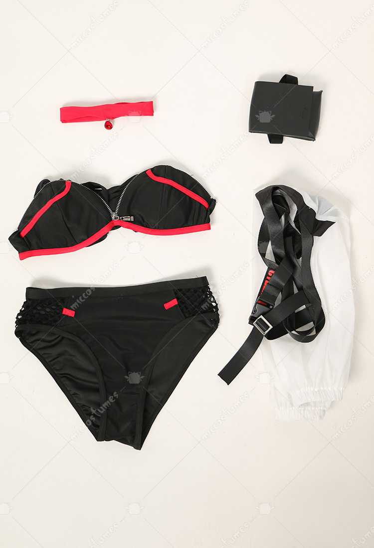 Cyberpunk Lucy Derivative Swimsuits Cosplay - Lace-up Swimwear Bikini ...