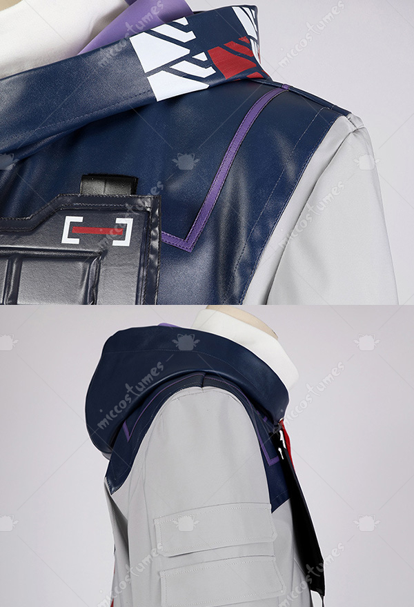 Agent ISO Costume - Hoodie Pants Set Fighter Game VALO Cosplay | Top ...