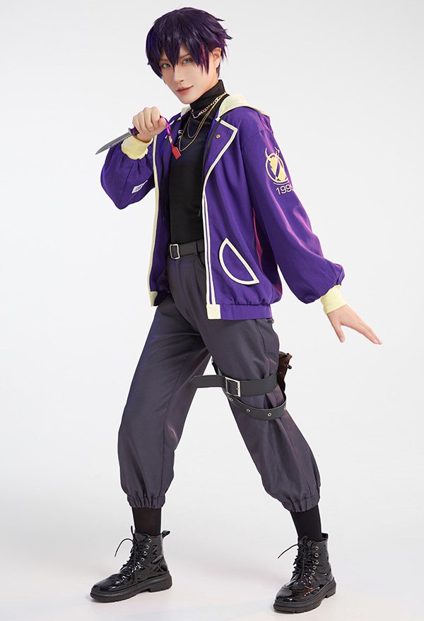 Mujer Traje - Virtual YouTuber Shxtou Shoto Costume de Cosplay Chaqueta ...