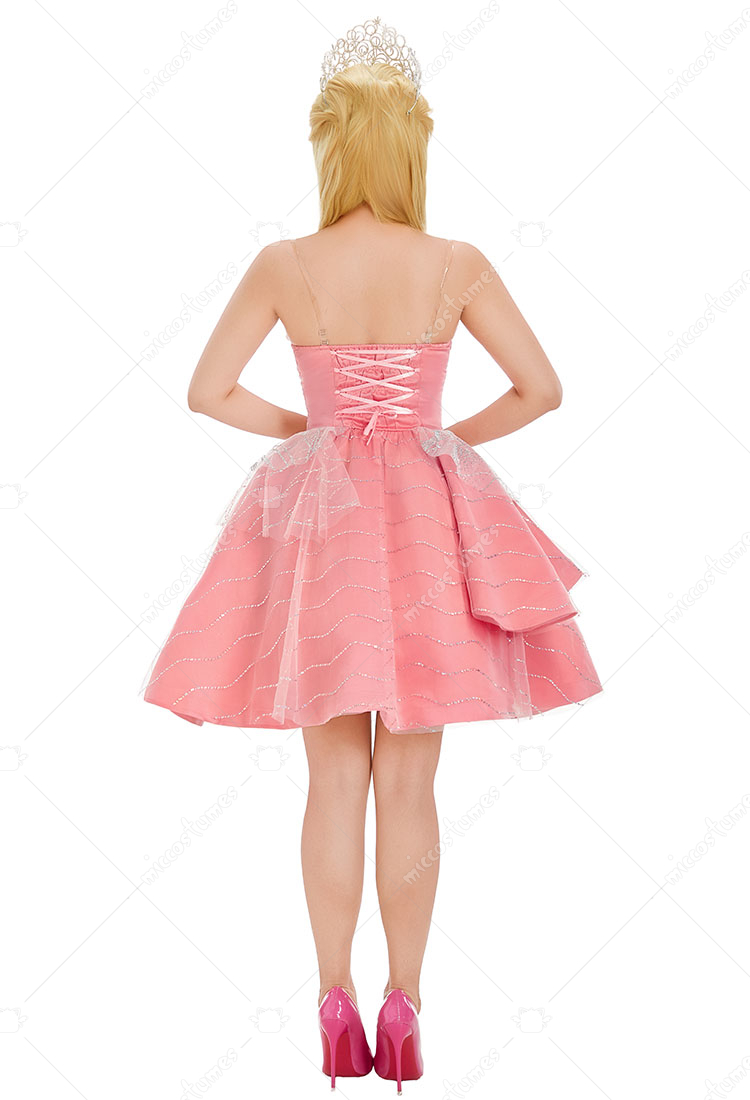 Wicked Glinda Pink Suspender Halloween Cosplay Robe - Costumes pour ...