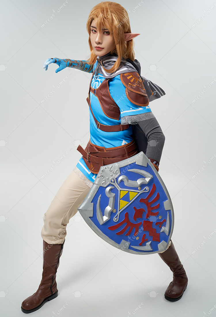 Link Top and Trousers with Cloak and Bags - Men Cosplay | Top Quality ...