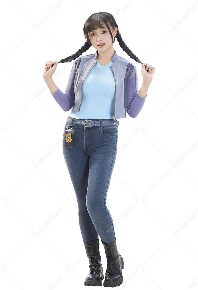 Judy Cosplay Ensemble de tenue de police - Cosplay Costume pour les ...