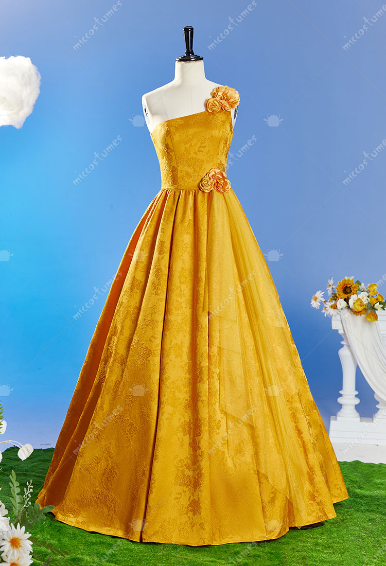 Judy Cosplay Robe longue jaune - Robes de soirée | Robe de Haute Qualité en Vente