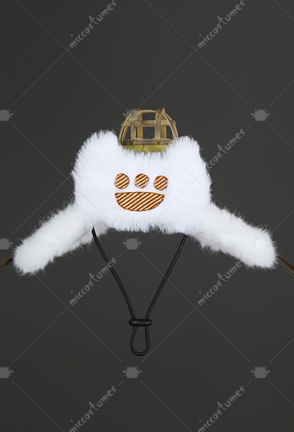 Felyne Plush Hat for Small Pets - Monster Hunter Wilds Cat Cosplay Hat ...