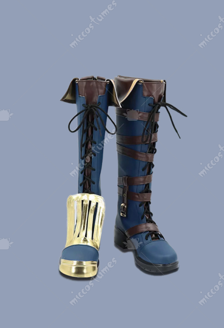Vi Shoes - Lace-Up Boots Arcane LOL Cosplay | Top Quality Shoes for Sale