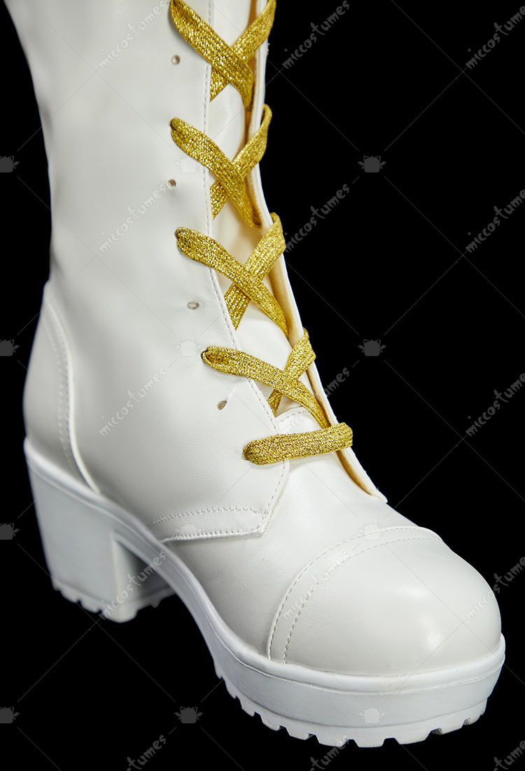 K-POP: Cazadoras de Demonios Cosplay - Botas blancas con cordones ...