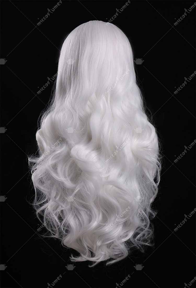 Fortnite Black Cat Cosplay Wig - Lace Wig White Big Wave Cosplay | Top ...