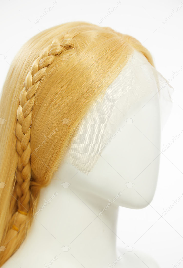 The Legend of Zelda Princess Zelda Cosplay - Forehead Lace Long Blonde ...