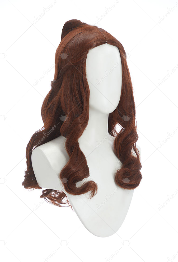 Belle Princess Brown Long Curly Wig - Cosplay Wig | Top Quality ...