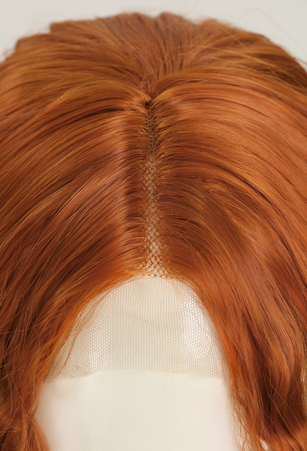 Long Orange Hair Cosplay