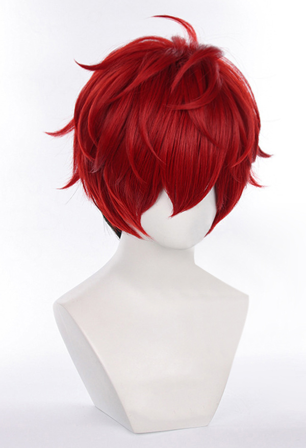 Dark Red Short Wig