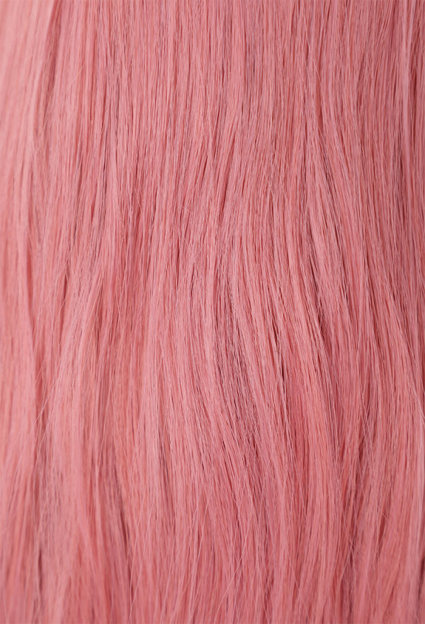 Heartthrob Caitlyn Skin Perruque Rose Bouclé - LOL Perruque de Cosplay ...