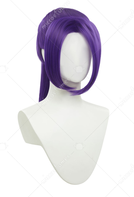 Ninja Girl Wig - Purple Long Ponytail Wig Rival Girl Cosplay | Top ...